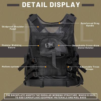 Cina Gli sport conferiscono alla maglia leggera regolabile della maglia di addestramento della maglia di sicurezza dell'attrezzatura per la guardia Hunting di applicazione di legge in vendita