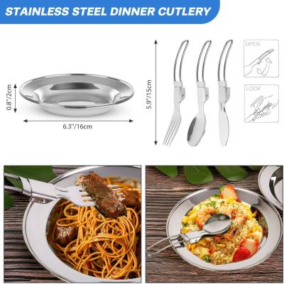 China Camping Cookware Pots And Pans, Camping Cookware Mess Kit,Non-Stick Lightweight Pots Set Portable Outdoor Cookware for sale