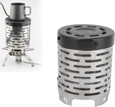 Cina Copertura di campeggio della stufa del riscaldamento di acciaio inossidabile, Mini Heater Warming Stove Cover di campeggio per l'escursione Backpacking all'aperto in vendita