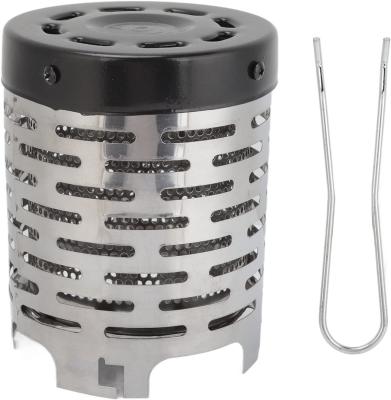 Cina Copertura di campeggio della stufa del riscaldamento di acciaio inossidabile, Mini Heater Warming Stove Cover di campeggio per l'escursione Backpacking all'aperto in vendita