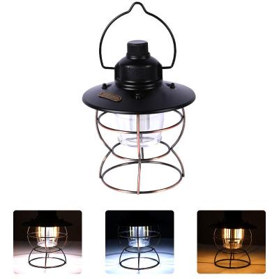 China Camping Light Bulb, Iron Abs Type C Rechargeable Power Supply Deluxe Tungsten Portable Led Retro Camping Lights for sale