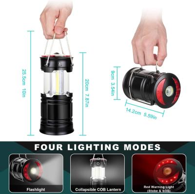 Cina Camping Lanterns Camping Accessories USB Rechargeable and Battery Powered 2-in-1 LED Lanterns, Hurricane Lights in vendita