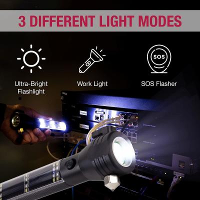 China Solar Power Flashlight, Ultra Bright Flashlight, High Lumens, USB Rechargeable, 5 Modes for Outdoor, Camping for sale