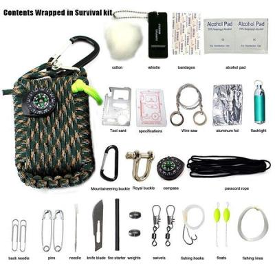 Cina Emergency Survival Kit, First Aid Kit Professional Survival Gear Tool with IFAK Molle System Compatible Bag, Gift in vendita