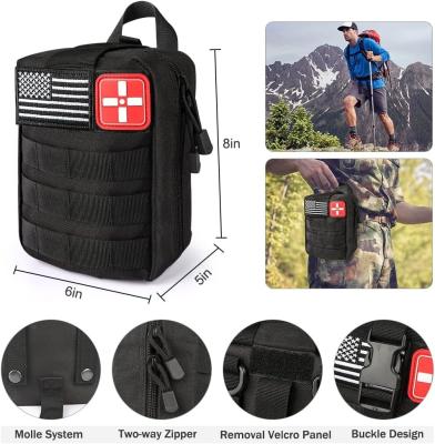 Cina Emergency Survival Kit, First Aid Kit Professional Survival Gear Tool with IFAK Molle System Compatible Bag, Gift in vendita