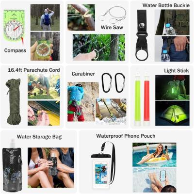 Cina Emergency Survival Kit, First Aid Kit Professional Survival Gear Tool with IFAK Molle System Compatible Bag, Gift in vendita