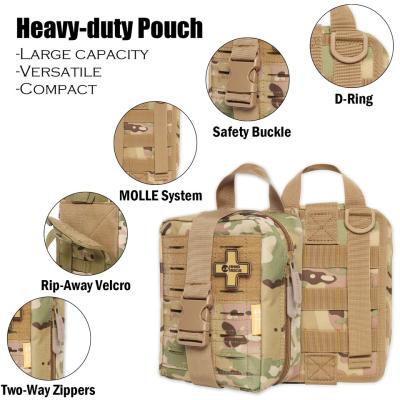 Cina Tactical Individual First Aid Kit, Survival Trauma Kit For Outdoor Tactical Bag Outdoor Camping First Aid in vendita
