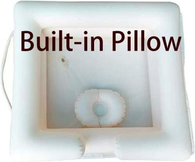 China Inflatable Shampoo Basin with Bedside PVC Shower Bag Combo Pack, Shampoo Bowl with Sprayer and Water Bag for sale
