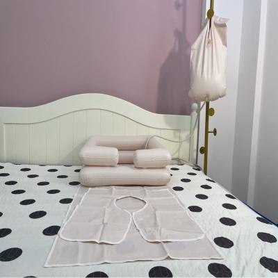 China Inflatable Shampoo Basin with Bedside PVC Shower Bag Combo Pack, Shampoo Bowl with Sprayer and Water Bag for sale