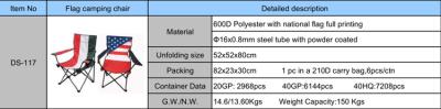 Cina Wholesale Custom OEM Compact Portable Lightweight BBQ Fishing Beach Foldable Moon Outdoor Folding Camping Chair in vendita