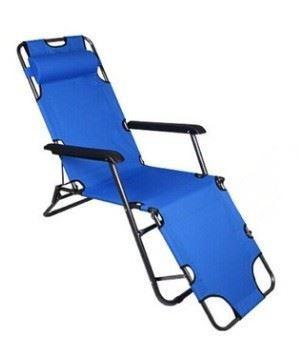 Cina Modern Outdoor Sillas Portable Reclining Lightweight Folding Metal Camping Beach Relaxing Chair in vendita