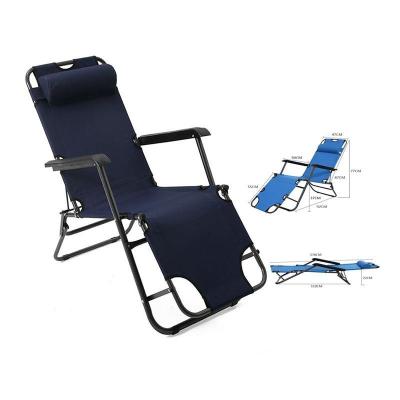 Cina Modern Outdoor Sillas Portable Reclining Lightweight Folding Metal Camping Beach Relaxing Chair in vendita