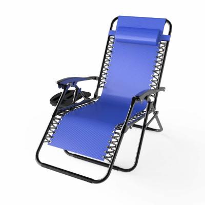 Cina Modern Outdoor Sillas Portable Reclining Lightweight Folding Metal Camping Beach Relaxing Chair in vendita