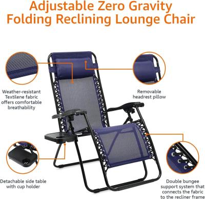 Cina Modern Outdoor Sillas Portable Reclining Lightweight Folding Metal Camping Beach Relaxing Chair in vendita