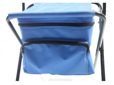 Cina Folding Stool Backpack Insulated Cooler Bag, Collapsible Camping Hunting Fishing Multifunction Chair Front Pocket in vendita