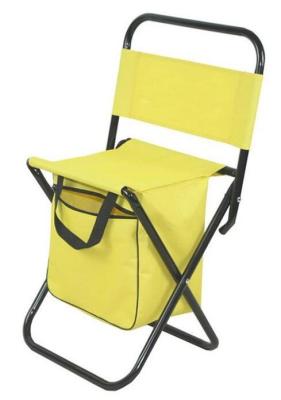 Cina Folding Stool Backpack Insulated Cooler Bag, Collapsible Camping Hunting Fishing Multifunction Chair Front Pocket in vendita
