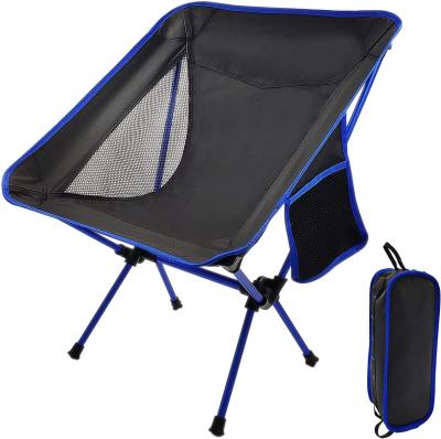 Cina Oxford Quick Open Fishing Camping Folding Moon Chair, Mini Folding Camping Chair For Fishing in vendita
