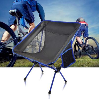 Cina Oxford Quick Open Fishing Camping Folding Moon Chair, Mini Folding Camping Chair For Fishing in vendita