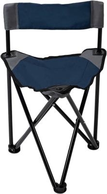 Cina Portable Triangle Camping Fishing Chair, Tripod Stool With Backrest Fishing Camping Chair With Carry Strap in vendita