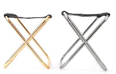 Cina Portable Triangle Camping Fishing Chair, Tripod Stool With Backrest Fishing Camping Chair With Carry Strap in vendita