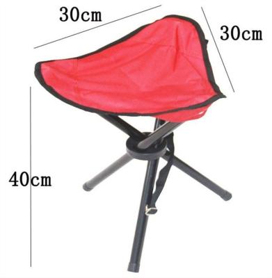 Cina Portable Triangle Camping Fishing Chair, Tripod Stool With Backrest Fishing Camping Chair With Carry Strap in vendita