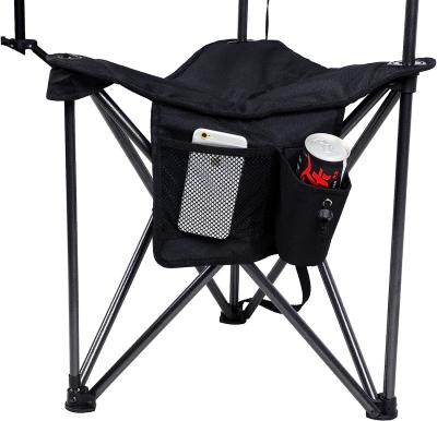 Cina Portable Triangle Camping Fishing Chair, Tripod Stool With Backrest Fishing Camping Chair With Carry Strap in vendita