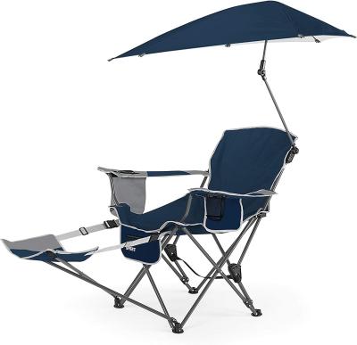 Cina Camping Folding Chair With Umbrella, Recliner Chairs, Beach Chair Adults Camping Chair High Back with Umbrella in vendita