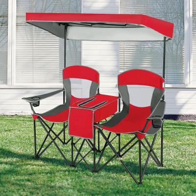 Cina Camping Folding Chair With Umbrella, Recliner Chairs, Beach Chair Adults Camping Chair High Back with Umbrella in vendita
