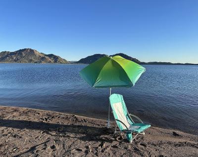 Cina Camping Folding Chair With Umbrella, Recliner Chairs, Beach Chair Adults Camping Chair High Back with Umbrella in vendita
