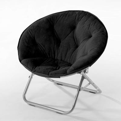 China Folding Moon Chair - Large Saucer UFO Chair with Collapsible Metal Frame, Moon Round Camping Chair for sale