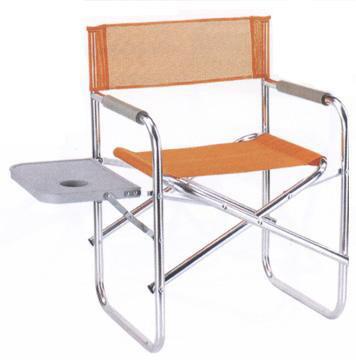Cina Promotional Folding Lightweight Aluminum Dining Director Chair Adjustable Outdoor Foldable Metal Director Chairs in vendita