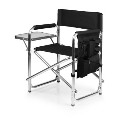 Cina Promotional Folding Lightweight Aluminum Dining Director Chair Adjustable Outdoor Foldable Metal Director Chairs in vendita