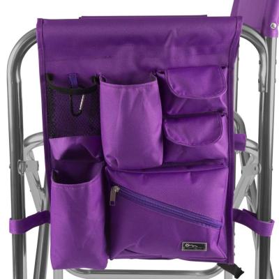 Cina Promotional Folding Lightweight Aluminum Dining Director Chair Adjustable Outdoor Foldable Metal Director Chairs in vendita