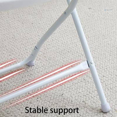 Cina Wholesale Folding Portable Pp Plastic Metallic Frame Dinning Chair Plastic Chairs For Events in vendita