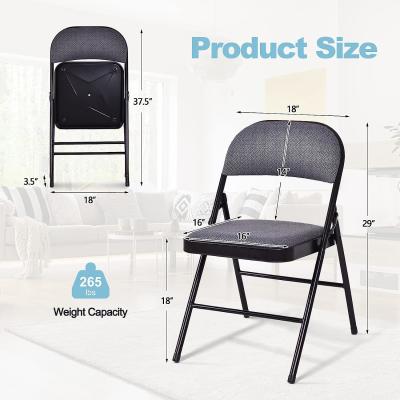 Cina Wholesale Folding Portable Pp Plastic Metallic Frame Dinning Chair Plastic Chairs For Events in vendita