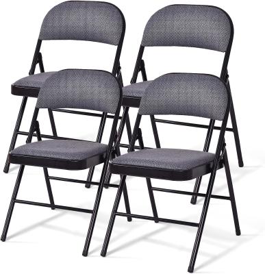 Cina Wholesale Folding Portable Pp Plastic Metallic Frame Dinning Chair Plastic Chairs For Events in vendita