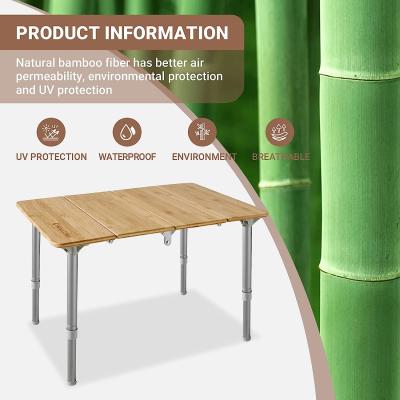 Cina La Tabella di campeggio, piega il peso leggero, il rotolo sulla Tabella di alluminio con Carry Bag For Outdoor, bianco del portatile della persona 4-6 in vendita