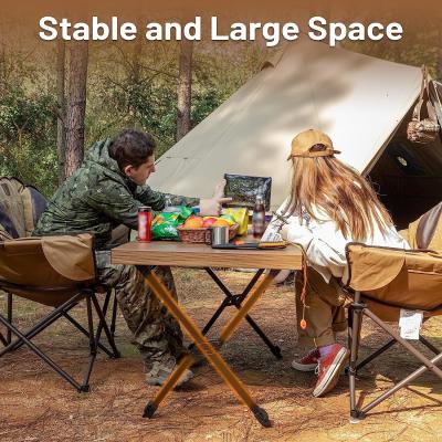 Cina La Tabella di campeggio, piega il peso leggero, il rotolo sulla Tabella di alluminio con Carry Bag For Outdoor, bianco del portatile della persona 4-6 in vendita