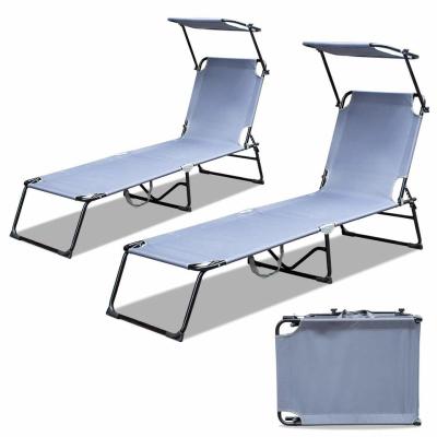 Cina Modern Outdoor Hotel Floor Portable Swimming Pool Folding Chaise Lounge Chair For Living Room in vendita