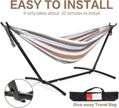 China Hammocks with Stand Included, Space Saving Steel V-Type, Standing Hammocks, Indoor Outdoor Patio Yard for sale