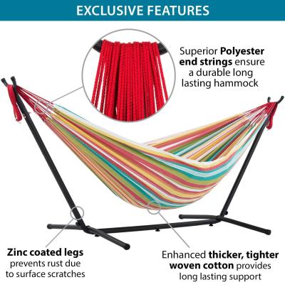 China Hammocks with Stand Included, Space Saving Steel V-Type, Standing Hammocks, Indoor Outdoor Patio Yard for sale