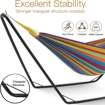 China Hammocks with Stand Included, Space Saving Steel V-Type, Standing Hammocks, Indoor Outdoor Patio Yard for sale