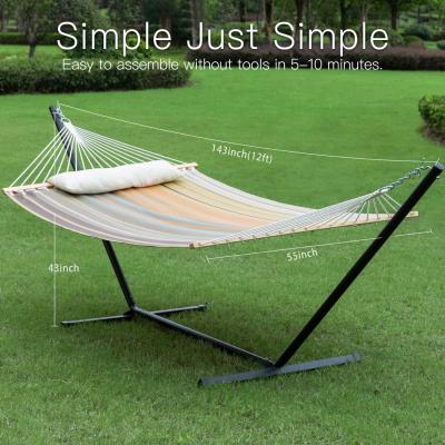 China Hammocks with Stand Included, Space Saving Steel V-Type, Standing Hammocks, Indoor Outdoor Patio Yard for sale