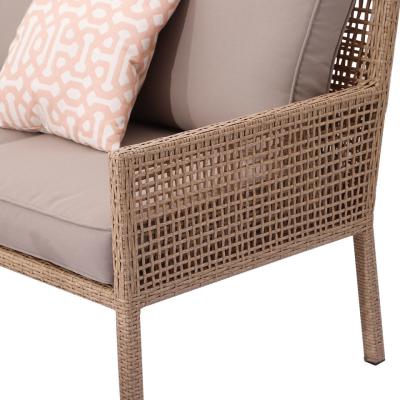 China Outdoor Patio Furniture Sets Patio Set Rattan Chair Wicker Sofa Conversation Set Patio Chair Backyard Lawn for sale