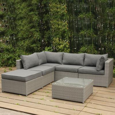 China Outdoor Patio Furniture Sets Patio Set Rattan Chair Wicker Sofa Conversation Set Patio Chair Backyard Lawn for sale