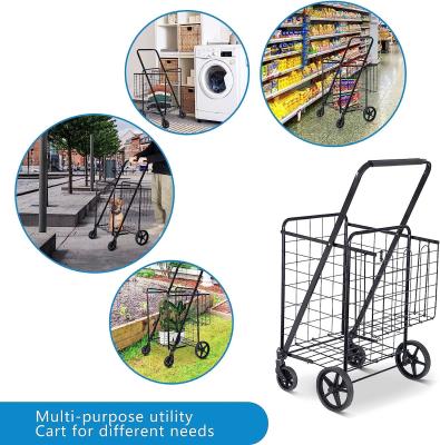 China Utility Shopping Cart-Durable Folding Design For Easy Storage, Utility Cart with Wheels Shopping Climber Cart for sale