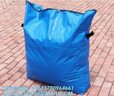 Cina Grandi le borse d'imballaggio resistenti e extra per i totalizzatori commoventi commoventi e riutilizzabili, copre i contenitori di stoccaggio, muoventi i rifornimenti in vendita
