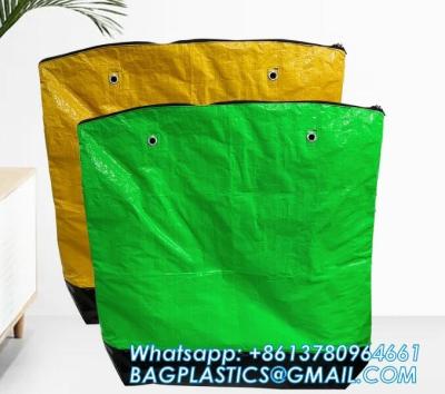 Cina Grandi le borse d'imballaggio resistenti e extra per i totalizzatori commoventi commoventi e riutilizzabili, copre i contenitori di stoccaggio, muoventi i rifornimenti in vendita