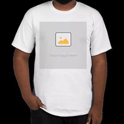 Cina Polyester Cotton 180gsm Quick Dry Unisex T-shirt Men's Short Sleeve Solid Pullover Crewneck Sports Election Promotion in vendita