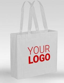 Cina Canvas Grocery Shopping Bags Handles - Cloth Grocery Tote Bags - Reusable Shopping Grocery Bags - Organic Cotton in vendita